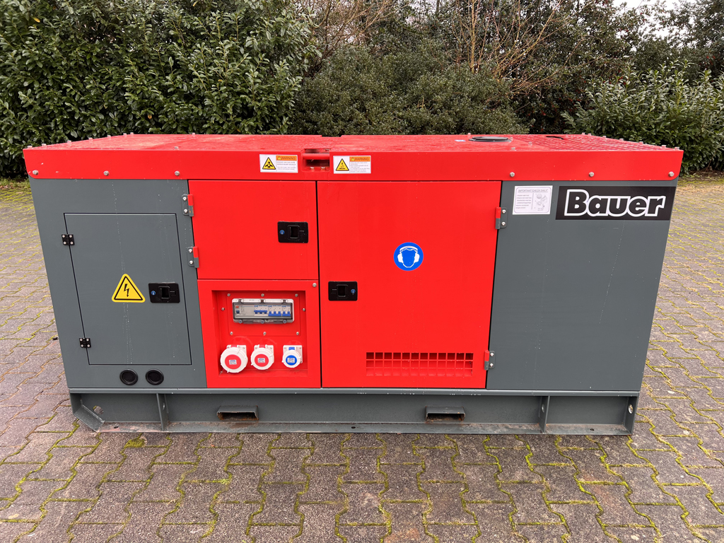 BAUER GFS 50 kW generator 62.5 KVA - Jur Soetendaal VOF